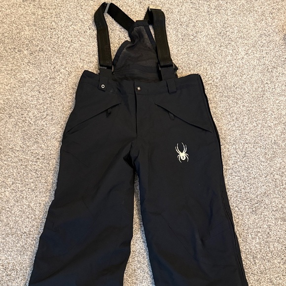 Spyder | Bottoms | Spyder Black Kids Overalls With Logo | Poshmark